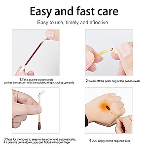 50 Disposable Iodophor Swabs Outdoor Supplies Medical Iodine Individually Packaged Iodine Swabs for Nose Care