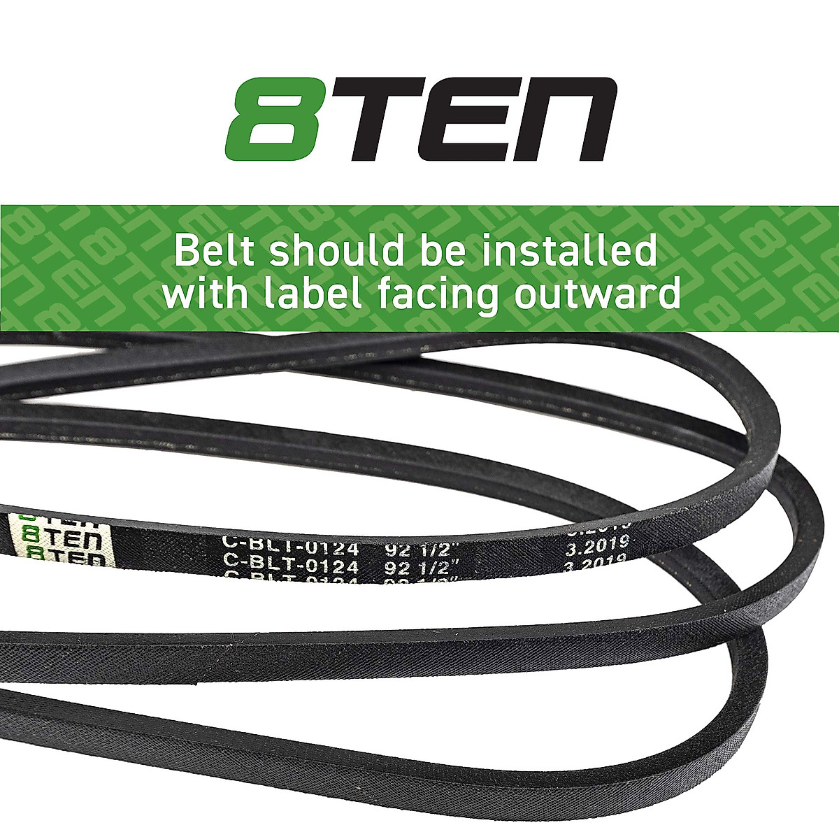8TEN Deck Drive Belt for Ariens AYP Husqvarna YT19H LTH 18538 154 2038 PP1442 Lawn Tractors 21546080 532130969