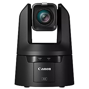 Canon CR-N500 Pro PTZ Camera BK 15x Optical Zoom lens, 1” 4K 30p Dual Pixel AF Sensor, 3G-SDI, HDMI, IP Video Out, NDI|HX2, SRT- Church, Live Events, Streaming Conference, Classroom, Esports, Vlogging