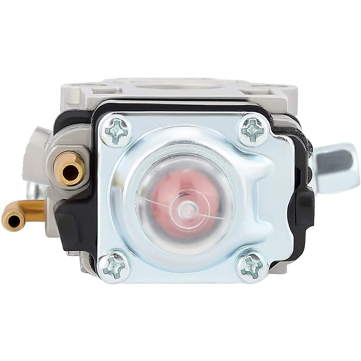 Annolai 300486 43cc Carburetor For Earthquake E43 MC43 Auger Tiller Parts Earthquake 43cc Viper Engine E43 E43CE Auger MC43 MC43E Cultivator Powermate 43cc Tiller Carburetor w 3004156 Air Filter