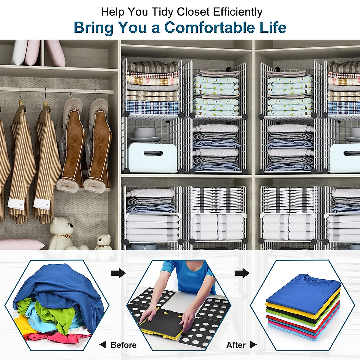 Sealegend Shirt Folding Board Shirt Folder Clothes Folding Board Durable Plastic t Shirts Clothes Laundry folders