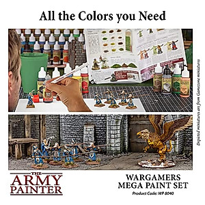 The Army Painter Paint Set - Miniature Painting Kit with 100 Rustproof Mixing Balls & 60 Nontoxic Acrylic Paints for Wargamers Hobby Model Paints for Plastic Models - Mini Figure Painting Kit