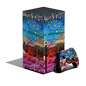 MightySkins Skin Compatible with Xbox Series X Bundle - Tropical Resort | Protective, Durable, and Unique Vinyl Decal wrap Cover | Easy to Apply and Change Styles | Made in The USA