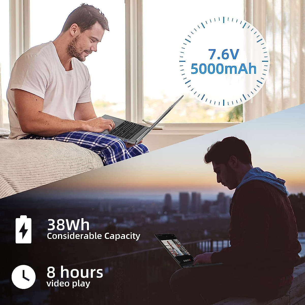 SGIN 17 Inch Windows 11 Laptop, 24GB RAM 512GB SSD Laptops Computer with Intel Celeron Quad Core Processor(Up to 2.9 GHz), IPS Display, Mini HDMI, Webcam, Dual Wi-Fi,Bluetooth, 512GB Expansion