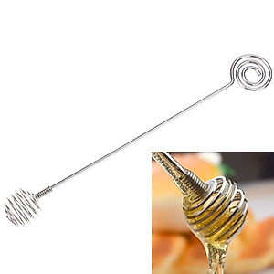 ISKYBOB 4 Pack Stainless Steel Honey Stick Dipper,19.6 cm/7.7'' Long