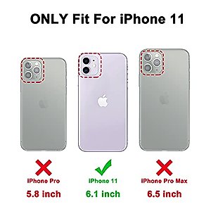 DT Series Case for iPhone 11 Case Built with Screen Protector, Lightweight and Stylish Full Body Shockproof Protective Rugged TPU Case for Apple iPhone 11 6.1inch（Marble）