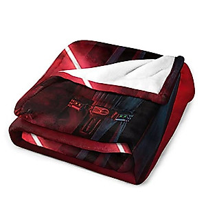 Flannel Throw Travel Blanket Darth Vader for Sofa Blanket/Living Room/for Adults Or Children 40"x50"