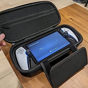 Voikoli Protective Eva Hard Shell Case Compatible with PlayStation Portal Remote Player,Shockproof,Stylish and Durable (Black)