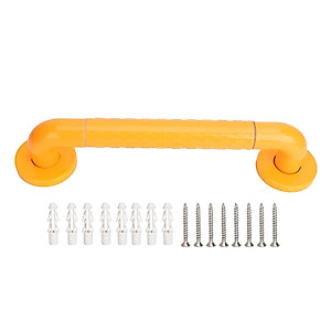 Bathroom Grab Bar, Shower Grab Bar, Bathroom Anti Slip Shower Handle Safety Handrail for Elderly People Handicap, for Bathtub Toilet Bathroom Kitchen Stairway Handrail (Yellow)