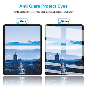 FOJOJO [2 PACK Paper Screen Protector for iPad Pro 11 inch 2022(2021, 2020, 2018),iPad Air 5 (2022), iPad Air 4 (2020) 10.9 inch, Anti Glare Fingerprint Proof Matte PET Film for Writing & Drawing