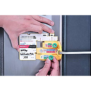 MICROJIG Matchfit SG-133 Setup Gauge Accessory, Yellow