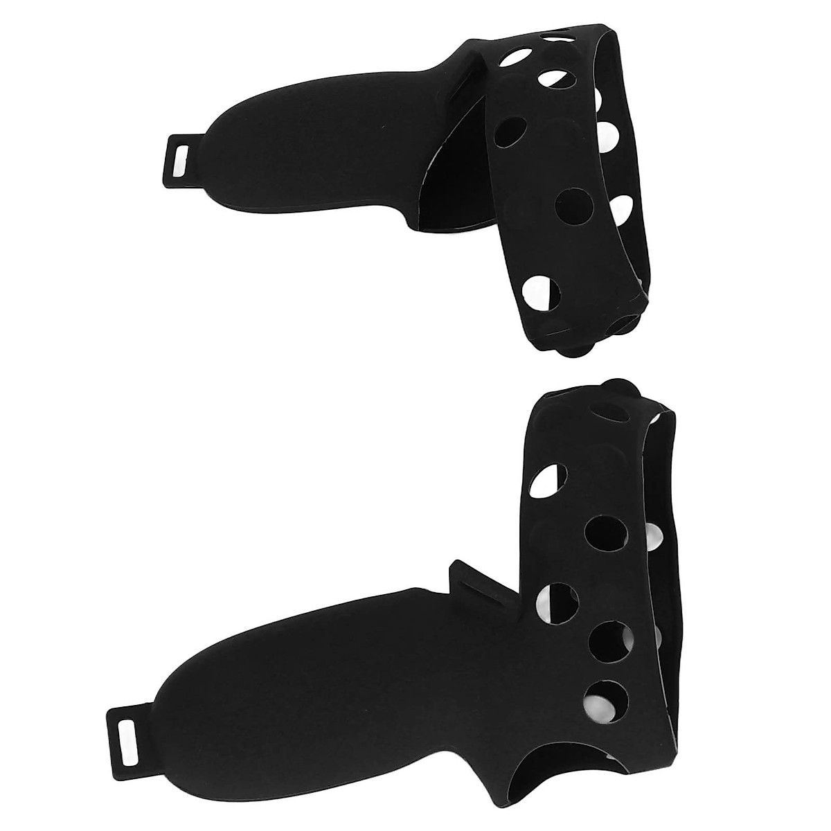 070 Controller Grip Cover for Oculus Quest 2 Portable Controller Grip Cover for Oculus Quest 2 VR Controller Handle Silicone Protective Cover with Adjustable Knuckle Strap(Black)