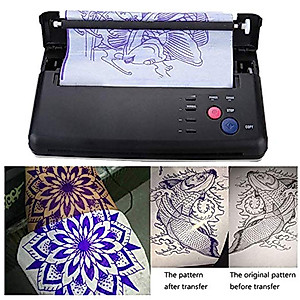 Yuelong 15PCS Stencil Transfer Paper 4 Layers Stencil Paper 8 1/2" x 11" Thermal Stencil Paper DIY Tattoo Tracing Paper for Transfer Machine Printer