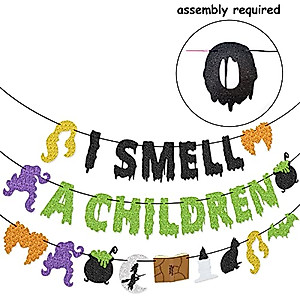 I Smell Children Banner I Smell a Child Banner for Hocus Pocus Halloween Party Halloween Baby Shower Decorations