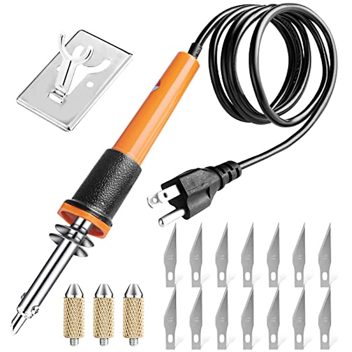 Handheld Electric Hot Knife Cutter Tool,Multipurpose Soldering Iron Tool ,Hot Knife Cutting Tool for Cutting Carving Soft Thin Styrofoam Cloth, Plastic Board, Foam, Wood