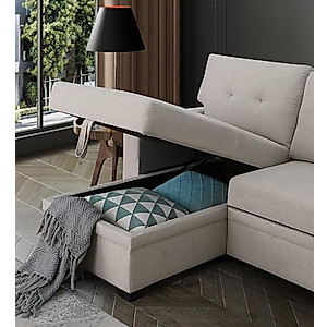 Devion Furniture Cendol Sofabed, Beige