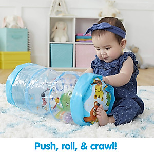 Kidoozie Animal Friends Jumbo Roller - Tummy Time Toy for Infants and Toddlers Ages 6-18 Months