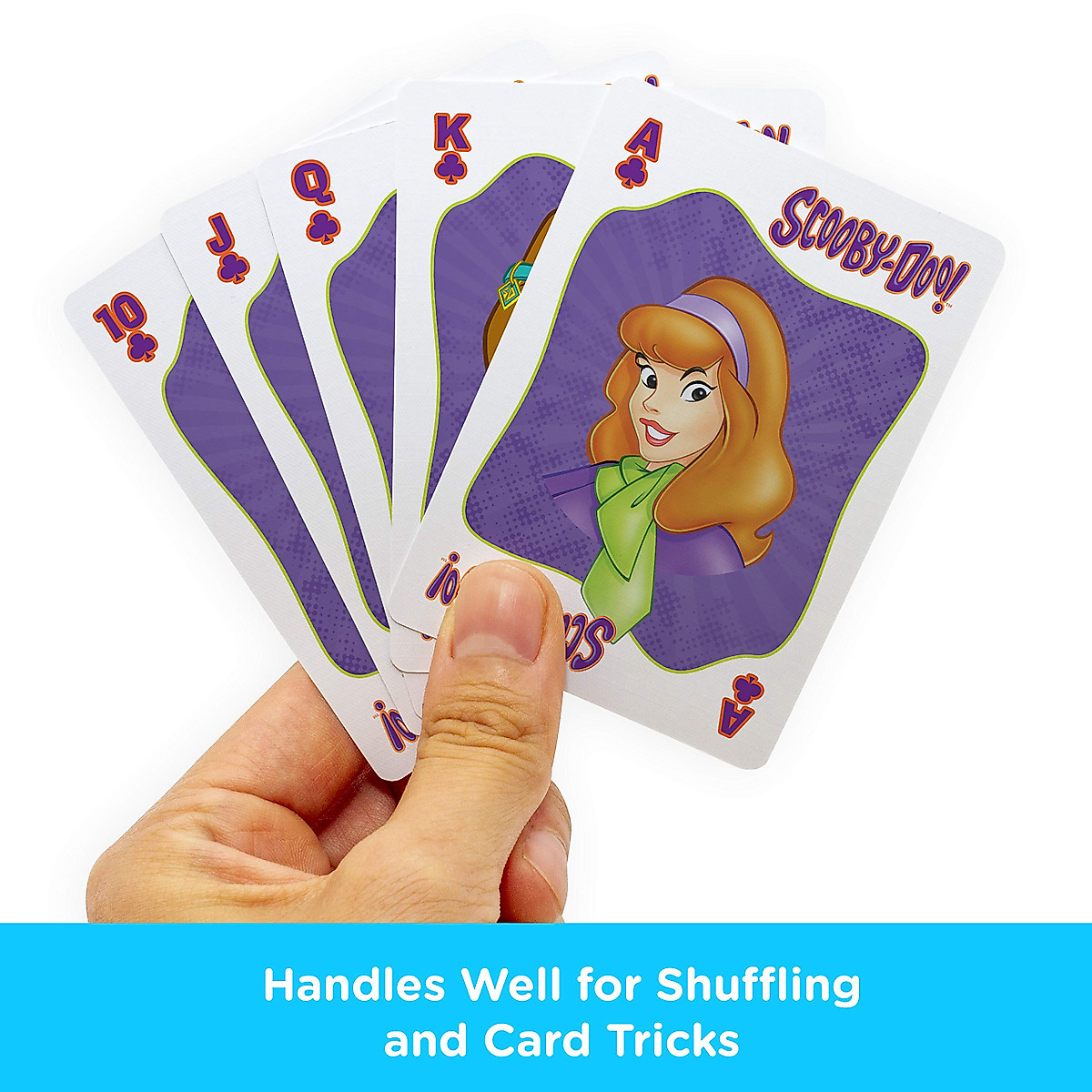 AQUARIUS Scooby Doo Playing Cards - Scooby Doo Themed Deck of Cards for Your Favorite Card Games - Officially Licensed Scooby Doo Merchandise & Collectible Gift