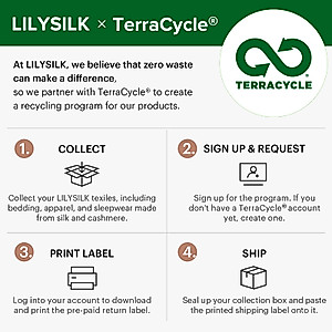 LILYSILK Silk Hair Scrunchies / Ties for Frizz & Breakage Prevention, 100% Mulberry, No Damage, Elastic ponytail Holders, 1Pc, Coffee