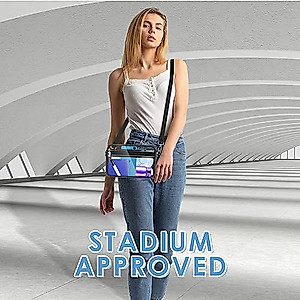 ROADPLUM Clear Bag Stadium Approved, Waterproof Clear Purse Bag, Crossbody Bag for Concerts, Sports Events, Festivals Women Men