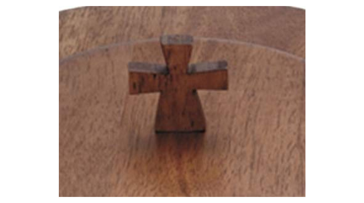 Handcrafted Maple Wood Communion Tray Lid – Perfect for Churches