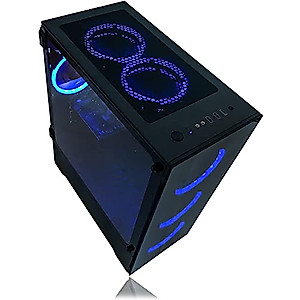 Alarco Gaming PC Desktop Computer Intel i5 3.10GHz,8GB Ram,512 GB SSD,Windows 10 pro,WiFi Ready,Video Card Nvidia GTX 750 Ti 4GB, 6 RGB Fans with Remote