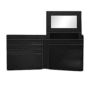 Ztion Unique Desige Pattern - Democrat Donkeys pattern on red stripes, Slim Front Pocket Wallet Billfold RFID Blocking