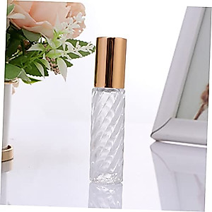 FOMIYES Perfum 10pcs Mini Lip Gloss Roller Bottle Makeup Bottle e Travel Bottles Roll-on Bottles Rolling Balls Essential Oil Essential Oil Bottle Make up Rolling Ball Bulk Essential Oils