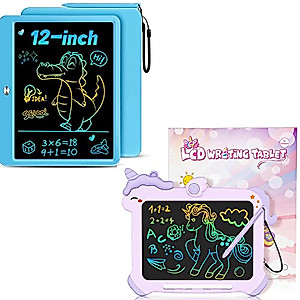 KOKODI Kid Toys LCD Writing Tablet, Colorful Toddler Drawing Pad Doodle Board Erasable, Educational Learning Toys Birthday Gifts for Girls Boys Age 3 4 5 6 7 8