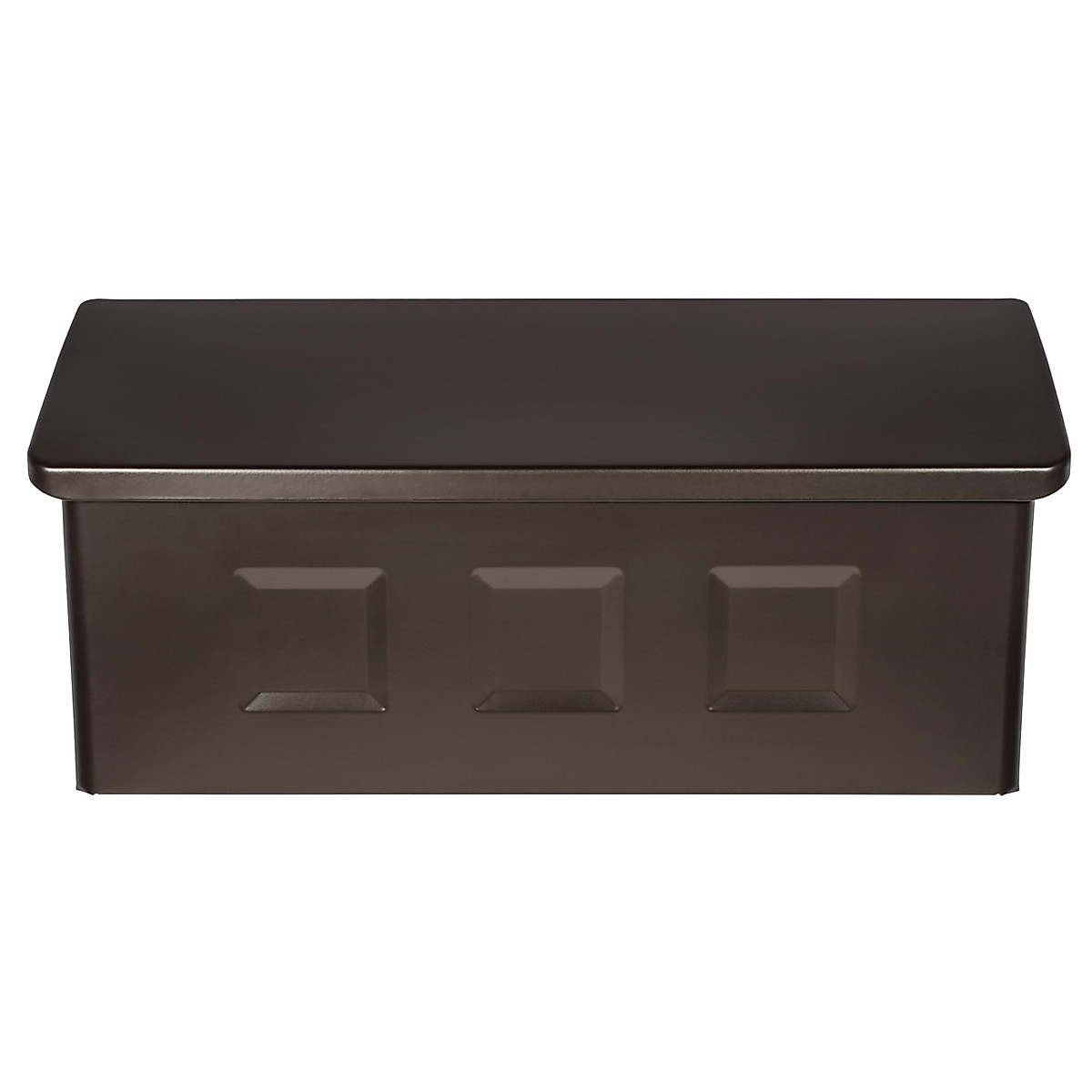 Architectural Mailboxes Wayland Galvanized Steel Wall Mount Mailbox, 2689RZ, Rubbed Bronze, Small Capacity