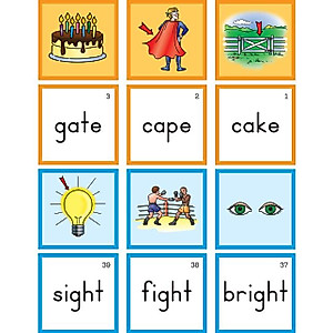 Really Good Stuff Tap and Blend Long Vowel Cards - 168 Cards
