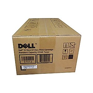 Dell RF012 3110 3115 Toner Cartridge (Cyan) in Retail Packaging