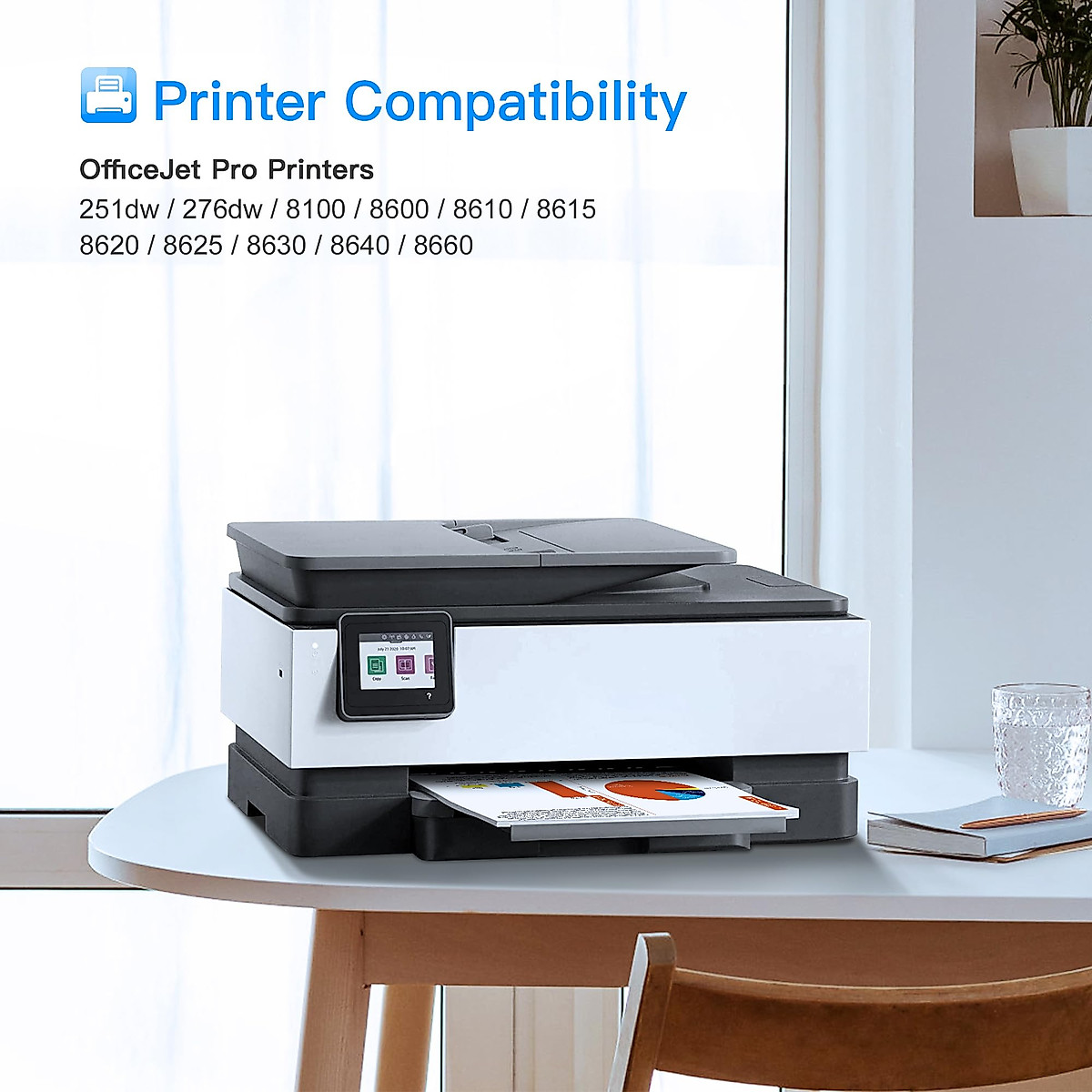 LxTek Compatible Ink Cartridge Replacement for HP 950 950XL to Compatible with OfficeJet PRO 8610 8600 8620 276dw 8630 251dw 8100 8615 8625 8640 8660 271dw Printers (High Yield,2 Black)