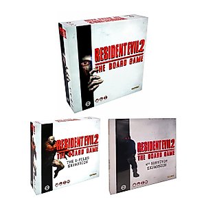 Resident Evil 2 The Board Game Bundle: Base Game, 4th Survivor and B-Files Expansions (3 Items)