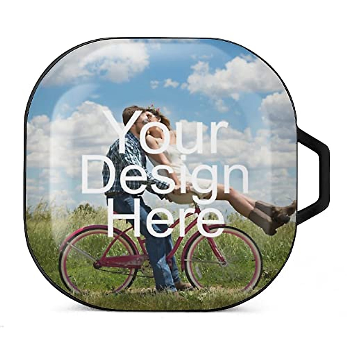 Custom Samsung Galaxy Buds Case Personalized Galaxy Buds Pro and Buds Live Protective Cover Custom Samsung Headphone Cover with Your Photo Text