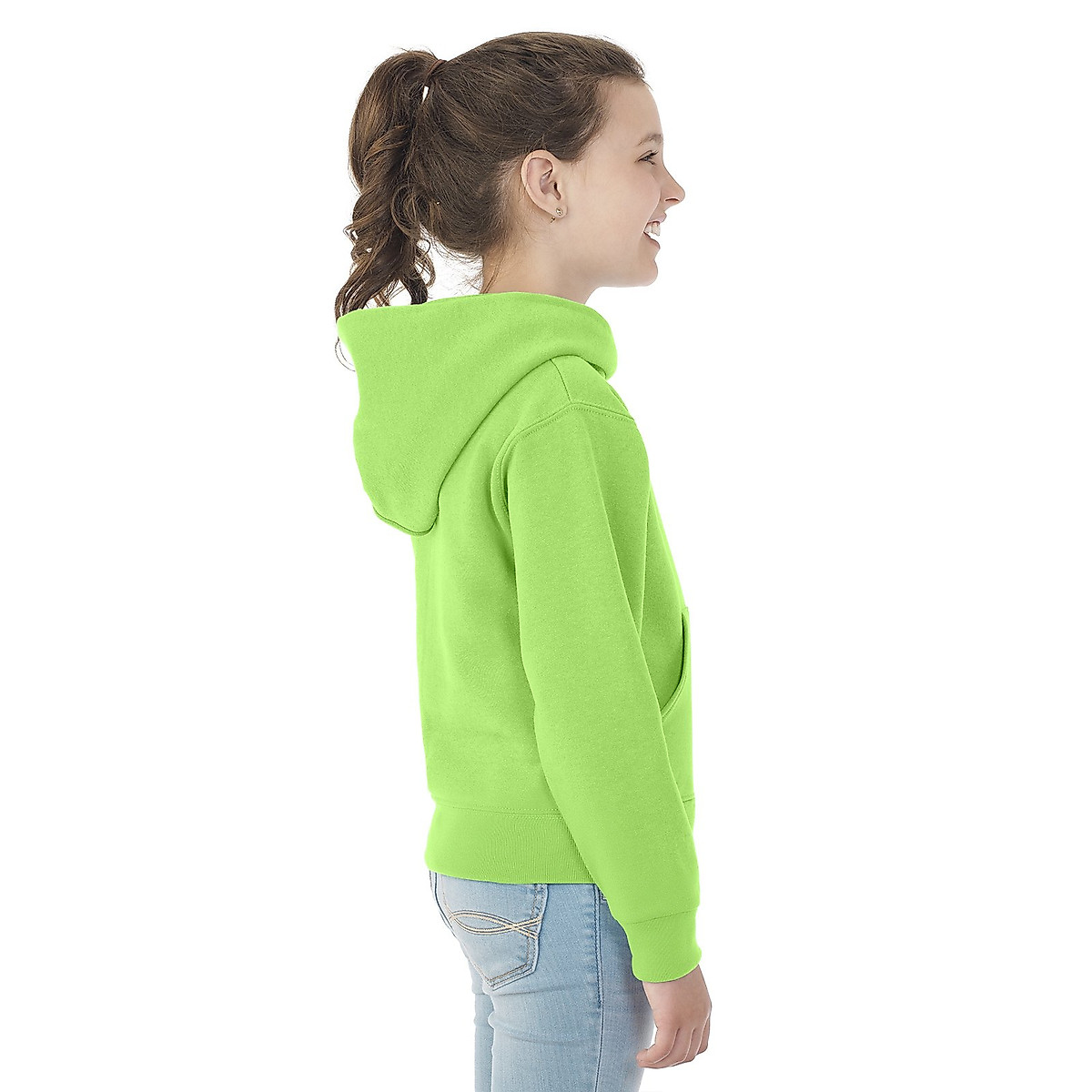 Jerzees 996Y Youth NuBlend Hooded Pullover Sweatshirt, Scuba Blue, Small