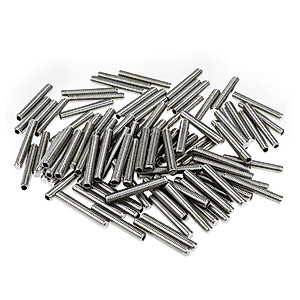 Sscon 100PCS M5 x 30mm Flat Point Grub Screws Hex Socket Set Screw