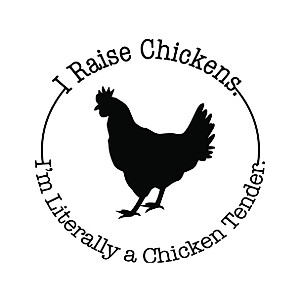 Chicken Lady Magnet. I Raise Chickens. I'm Literally A Chicken Tender 4. in Refrigerator Magnets – Funny Magnets for Fridge Dishwasher, Whiteboard, Toolbox or Car and Truck |PM588|