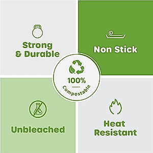 Baking Parchment Paper - Non-Stick Parchment Paper Roll for Baking & Cooking - Kraft (15in. x 200 ft. (Roll))