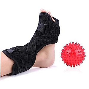 [Updated] Ankle Brace - Orthotic Support for Foot Drop Fracture Sprain - Night Splint with Massage - Injury Support Wrap