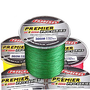 BESPORTBLE 300 Braided Fishing line pe Fishing line Fishing Spool Fishing Wire Fishing Hook Lines The Main line Fishing Reel or