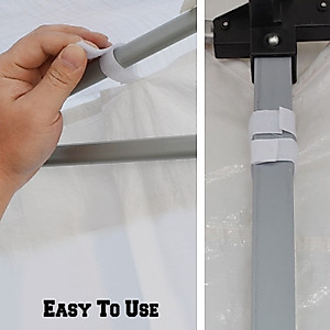 BenefitUSA Sidewalls 10'X6.4' Size for Tent Outdoor Pop Up Canopy Gazebo Marquee with Zipper&Window