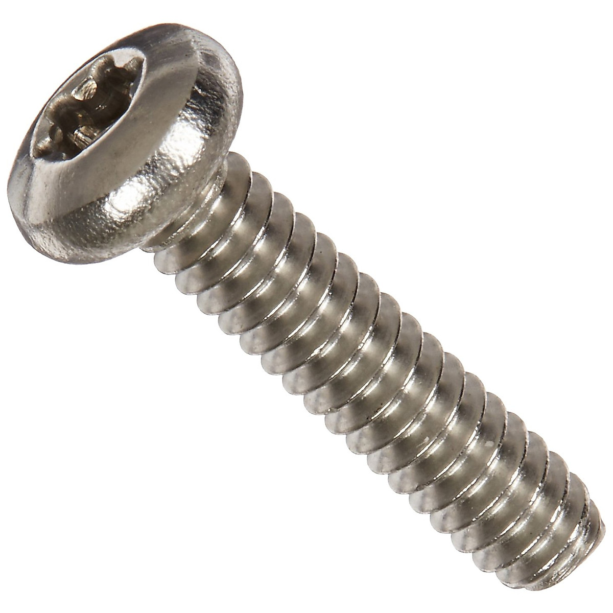 Small Parts 18-8 Stainless Steel Pan Head Machine Screw, Meets ASME B18.6.3, T25 Star Drive, #10-24 Thread Size, 3/4" Length, Fully Threaded, Imported (Pack of 25)