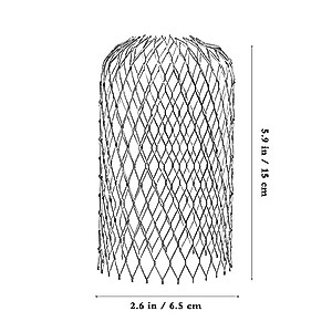 DOITOOL 6 Pack Gutter Downsport Guards 3 Inch Expandable Aluminium Filter Strainer, Leaf Filter Gutter Strainer Gutter Downspout Protectors, Stops Blockage from Leaves and Debris