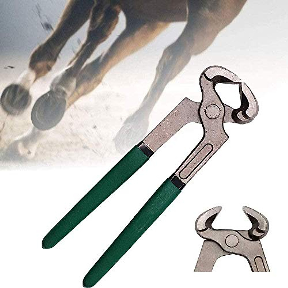CARLAMPCR Hoof Trimmers Goat Hoof Trimming Shears Nail Clippers, Horse Farrier Tool, Multi-Purpose Hoof Trimmers for Goats Sheep Pigs Cattle Horses, with Rubber Grip, Durable and Convenient