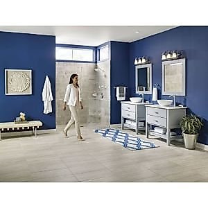 Moen Wynford Brushed Nickel One-Handle High Arc Vessel Bathroom Faucet for Single Hole Vessel Sinks, 4507BN