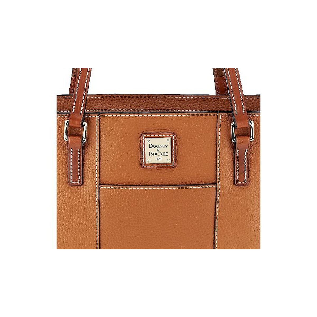 Dooney & Bourke Pebble Leather Small Lexington Shopper - White