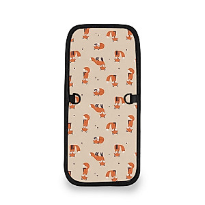 ALAZA Cute Animal Fox Print Small Crossbody Wallet Purse Cell Phone Bag Rfid Passport Holder with Credit Card Slots