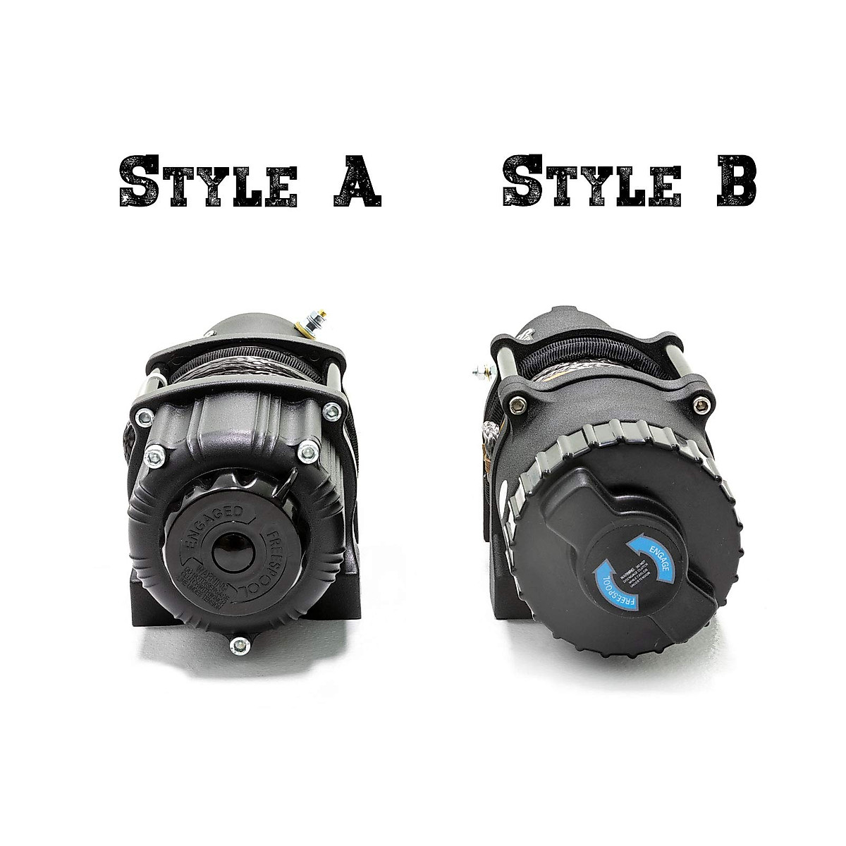 SuperATV Winch Protection Cover | Fits Most Winches 4500 to 6000 Lbs. | Protects Against Dust and Debris on the Trail | Keeps Harmful UV Rays and Moisture Out