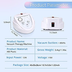 Sextupole Vacuum Therapy Machine Vacuum Cupping Massager Body Scrapping Massage Machine with 24 Cups and 3 Pumps